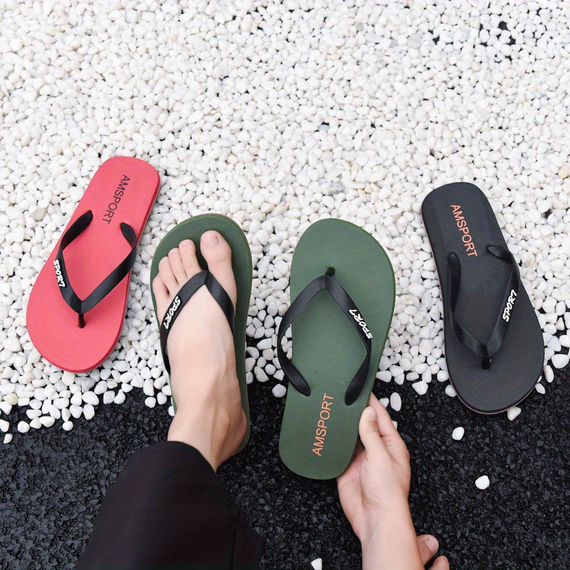 unisex soft sole flip flop slides fashion open toe - {region_name}