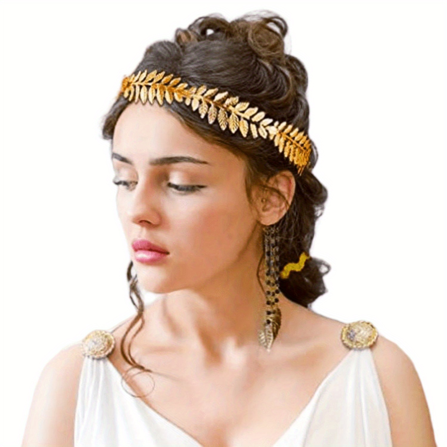 Leaves Shape Headband Leaf Shape Wedding Tiara Headband Golden Leaf ...