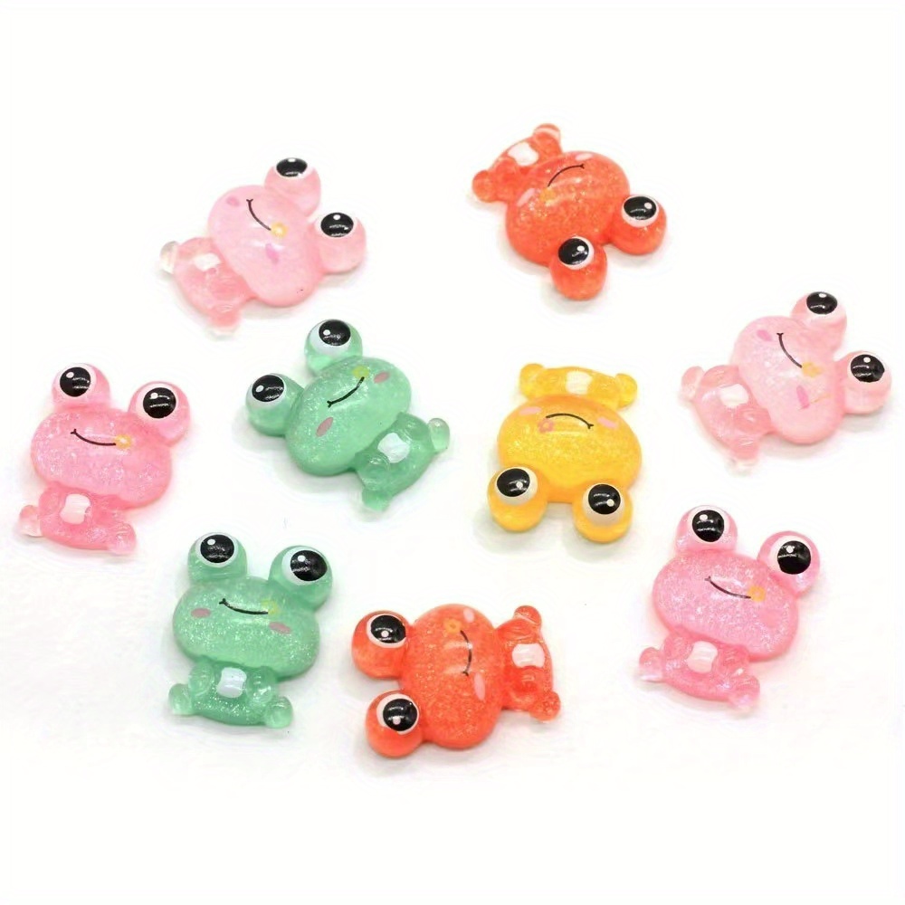 Bright Pink Cartoon Frog Lovely Creative Resin Plastic - Temu United ...