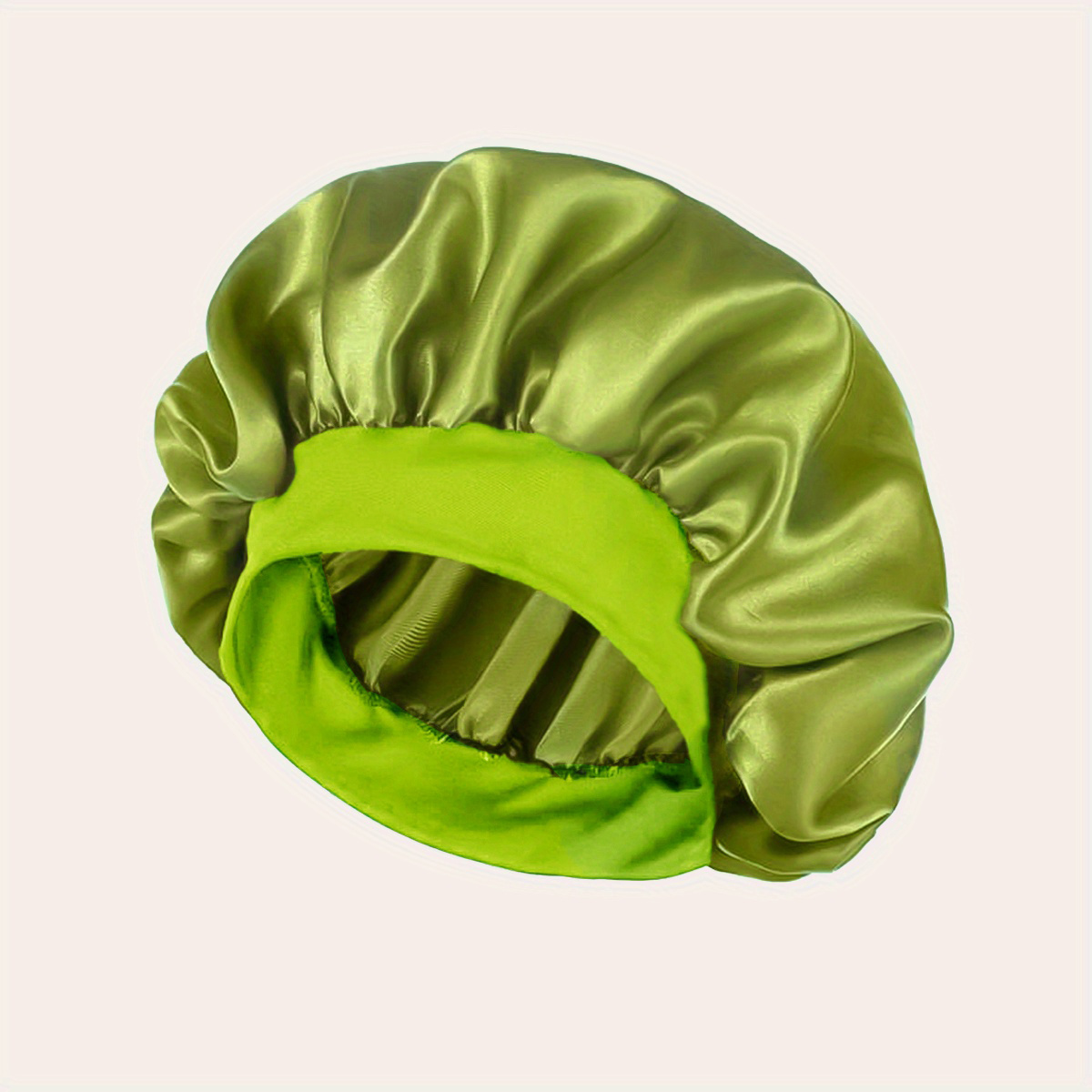 1 pcs satin sleep cap for women wide band sleep cap fashion satin cap ...