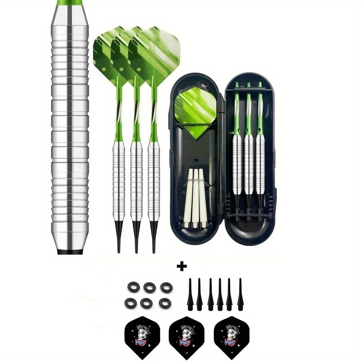 1set Portable Soft Plastic Tip Darts Set 18g Indoor Party Games ...