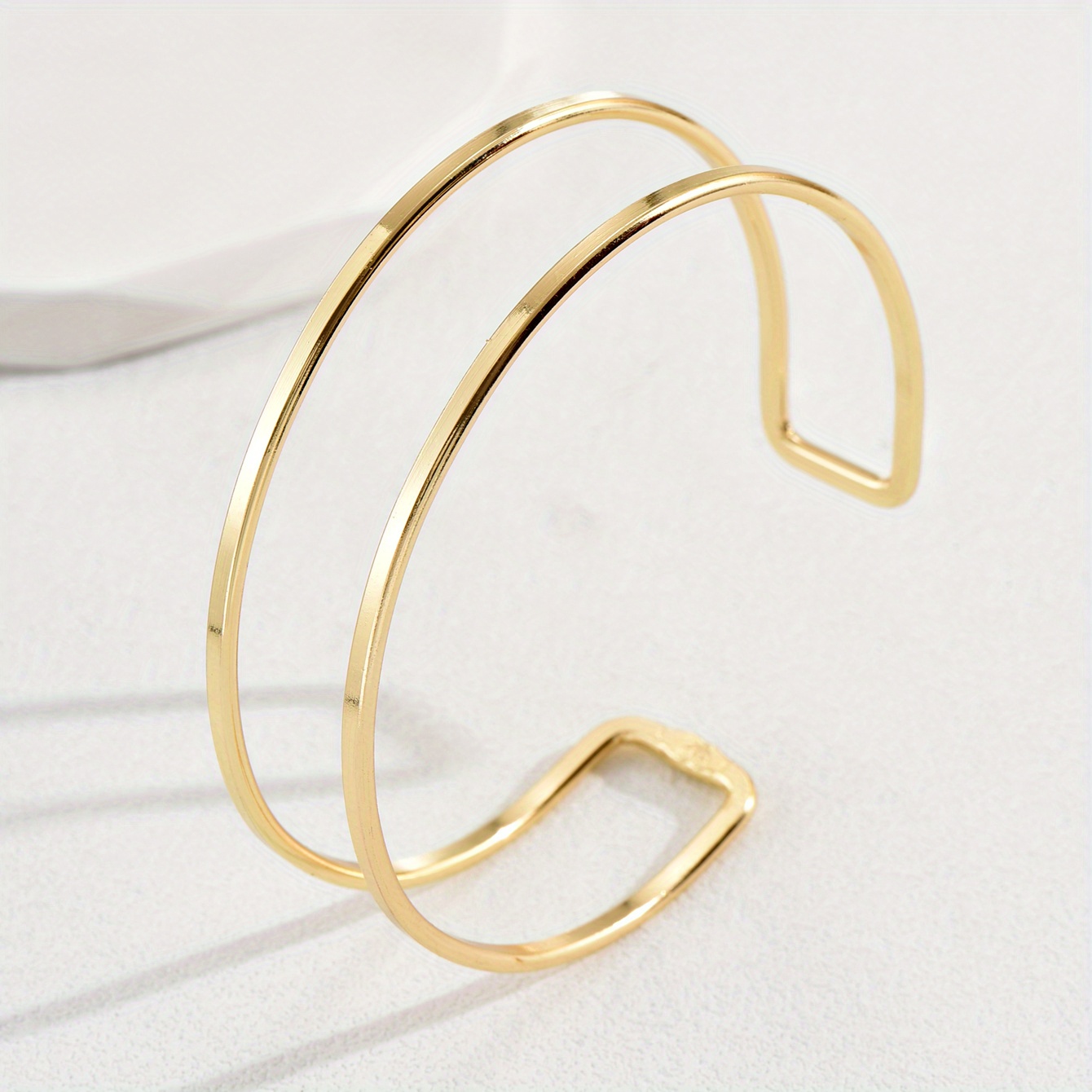 1 Pc Hollow Out Armband Simple Style Adjustable Arm Ring For Women ...