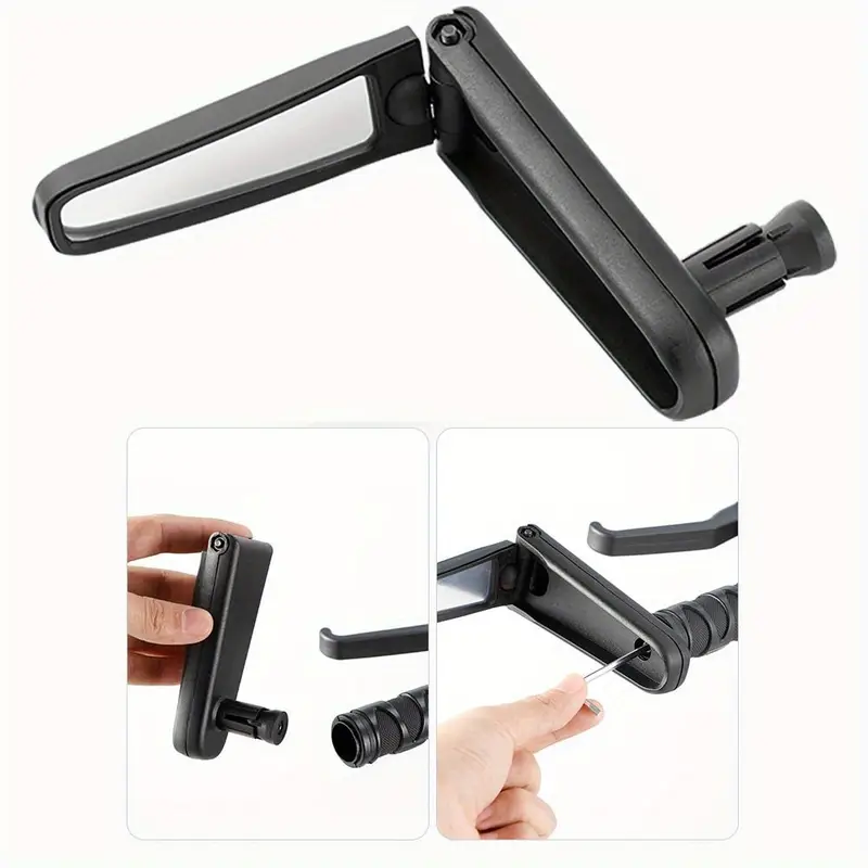 Plastic Bike Rearview Mirror 360° Bar End Mirror Easy - Temu Plastic Bike Rearview Mirror 360° Bar End Mirror Easy - Temu