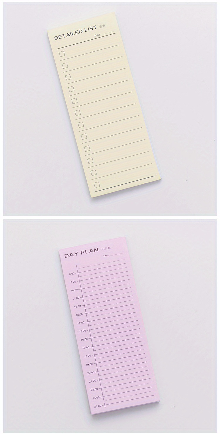 simple pastel schedule notebook planner memo pad n times - Temu Australia