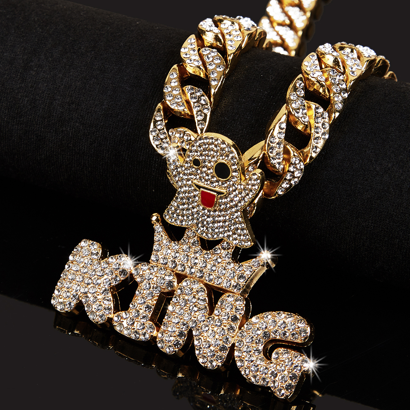 Fashionable Playful Buckle Crown King Pendant Hip hop Punk - Temu Norway
