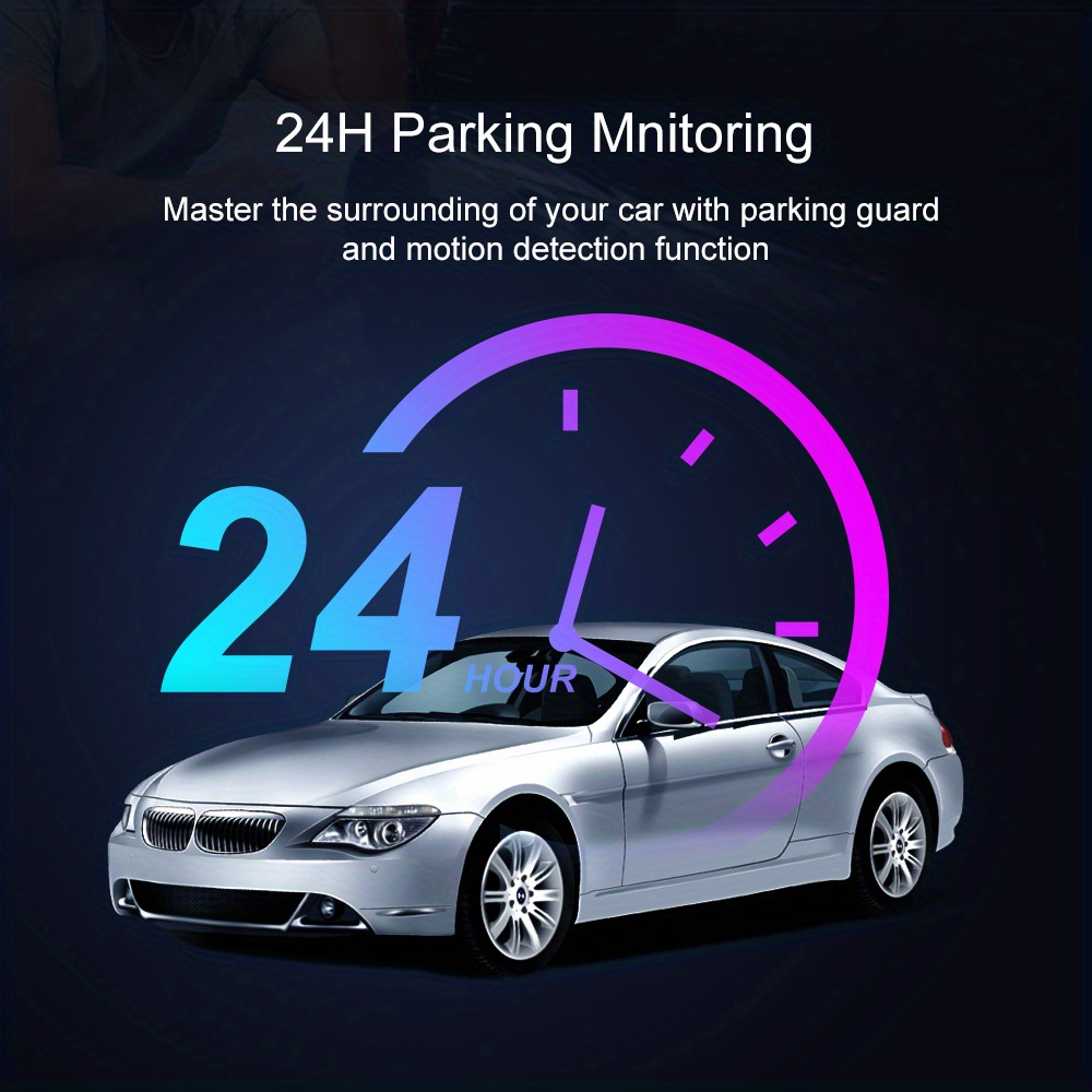 Ips Screen 140° 1080p Dash Cam Front Rear Camera - Temu New Zealand