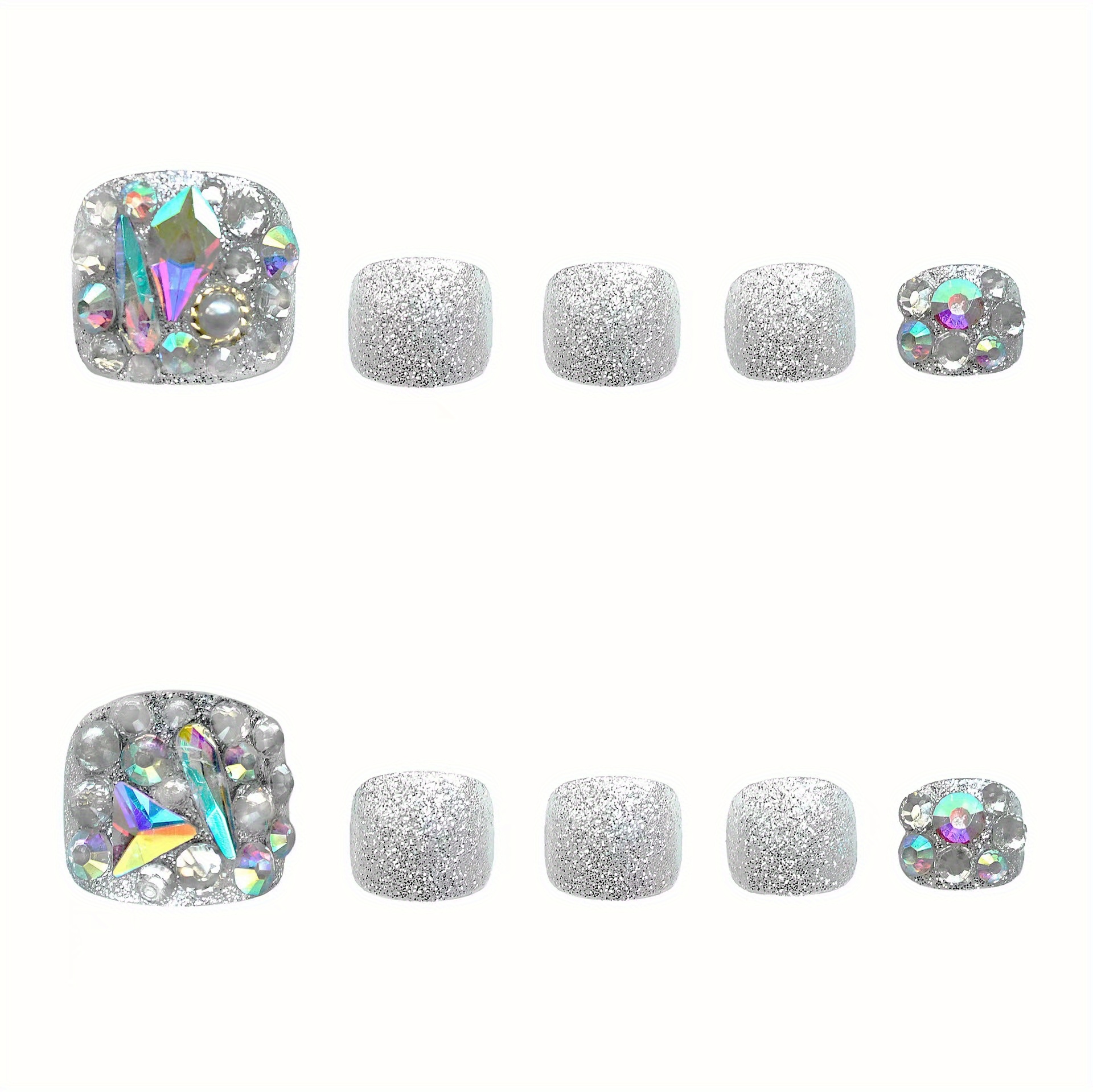 short square press toenails squoval - Temu Australia