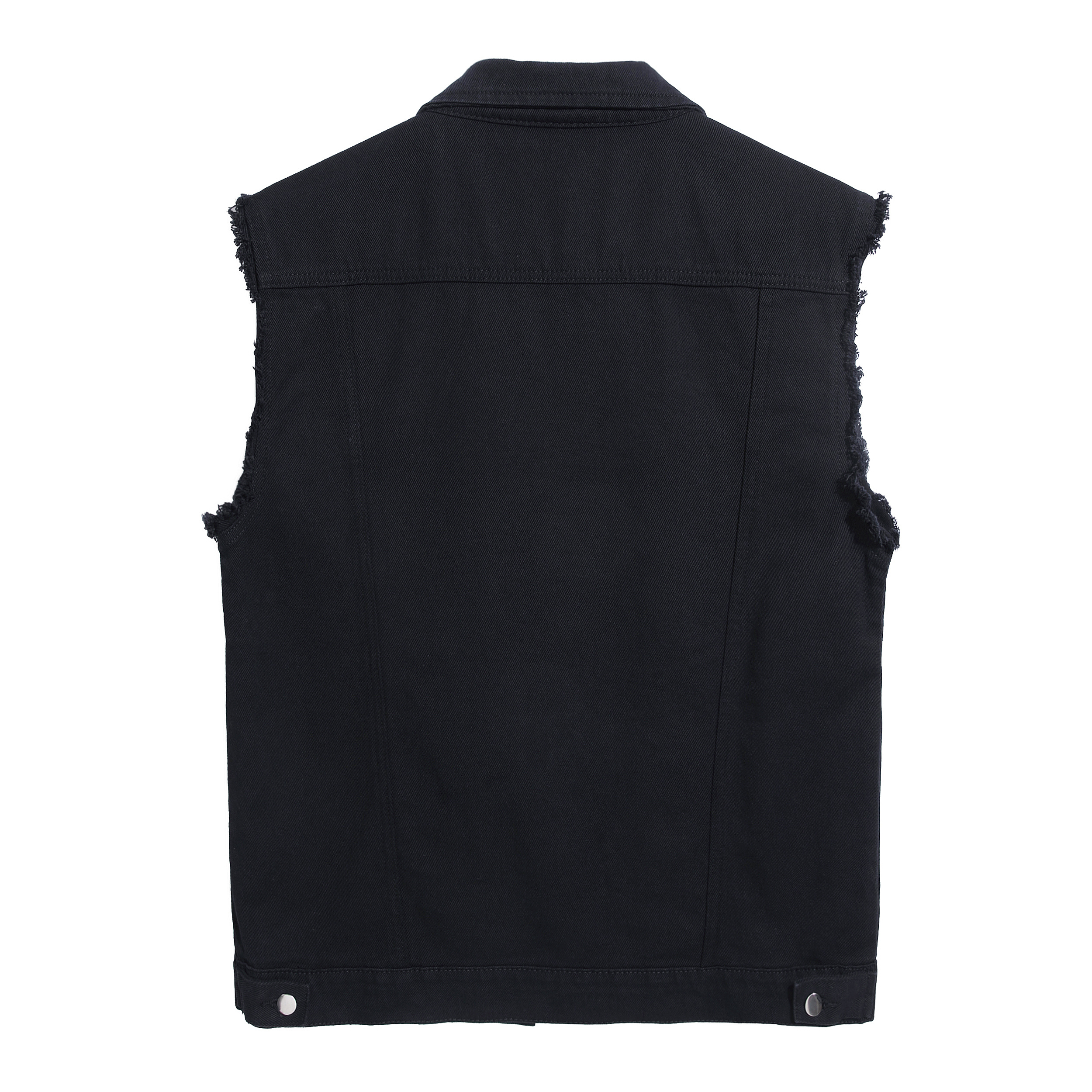 trim ripped denim vest men's style chest - Temu Norway
