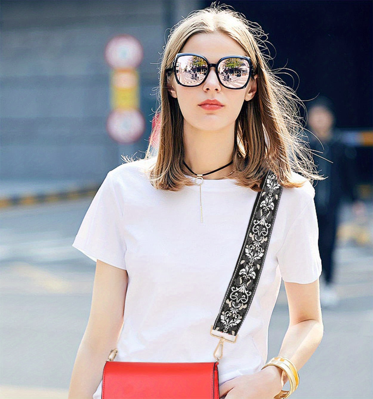 Hand Strap Replacement Handbag Ethnic Embroidered Shoulder Strap ...