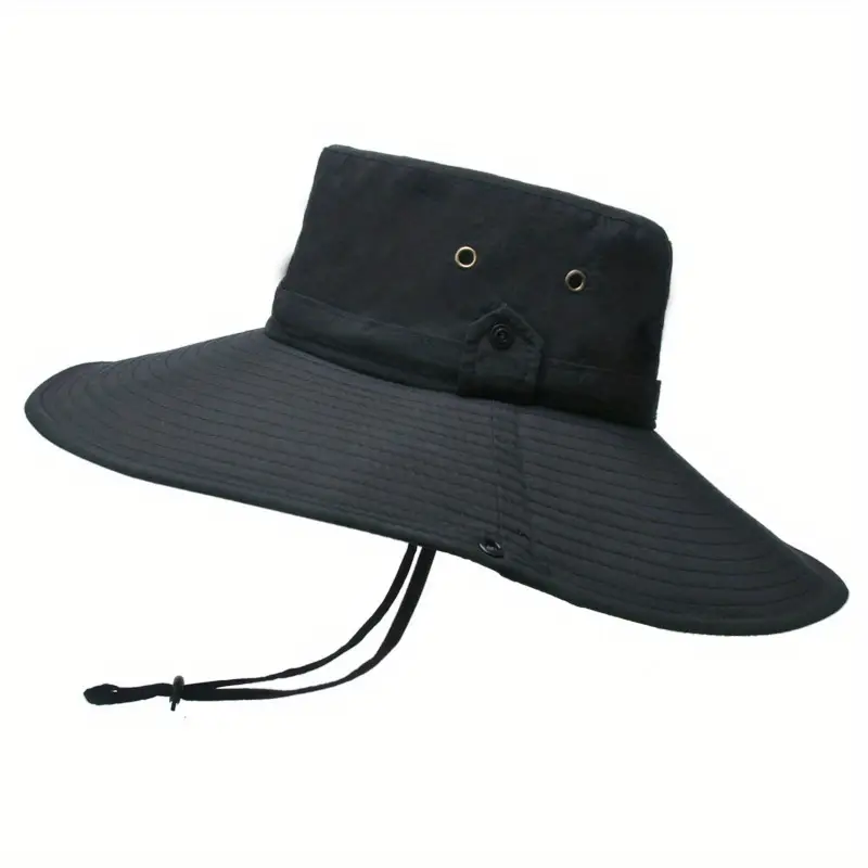 Mens Hat Summer Oversized Brim Waterproof Quick Drying Sunshade Hat