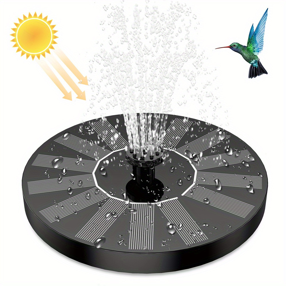 Solar Floating Fountain Yard Garden Lotus - Temu Philippines