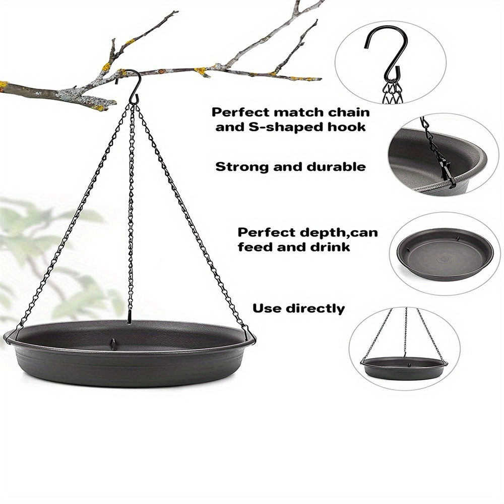 Birds Food Dish Feeding Cups Bird Bath Hanging Bird feeder - Temu Australia