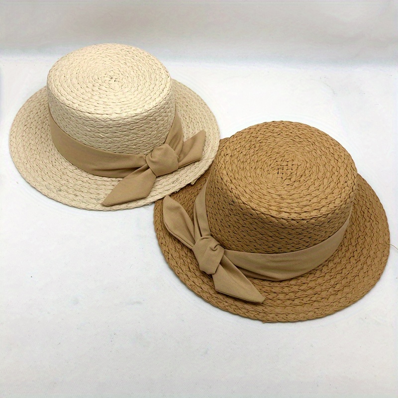 Children's Beach Vacation Sun Hat Grass Flat - Temu United Kingdom