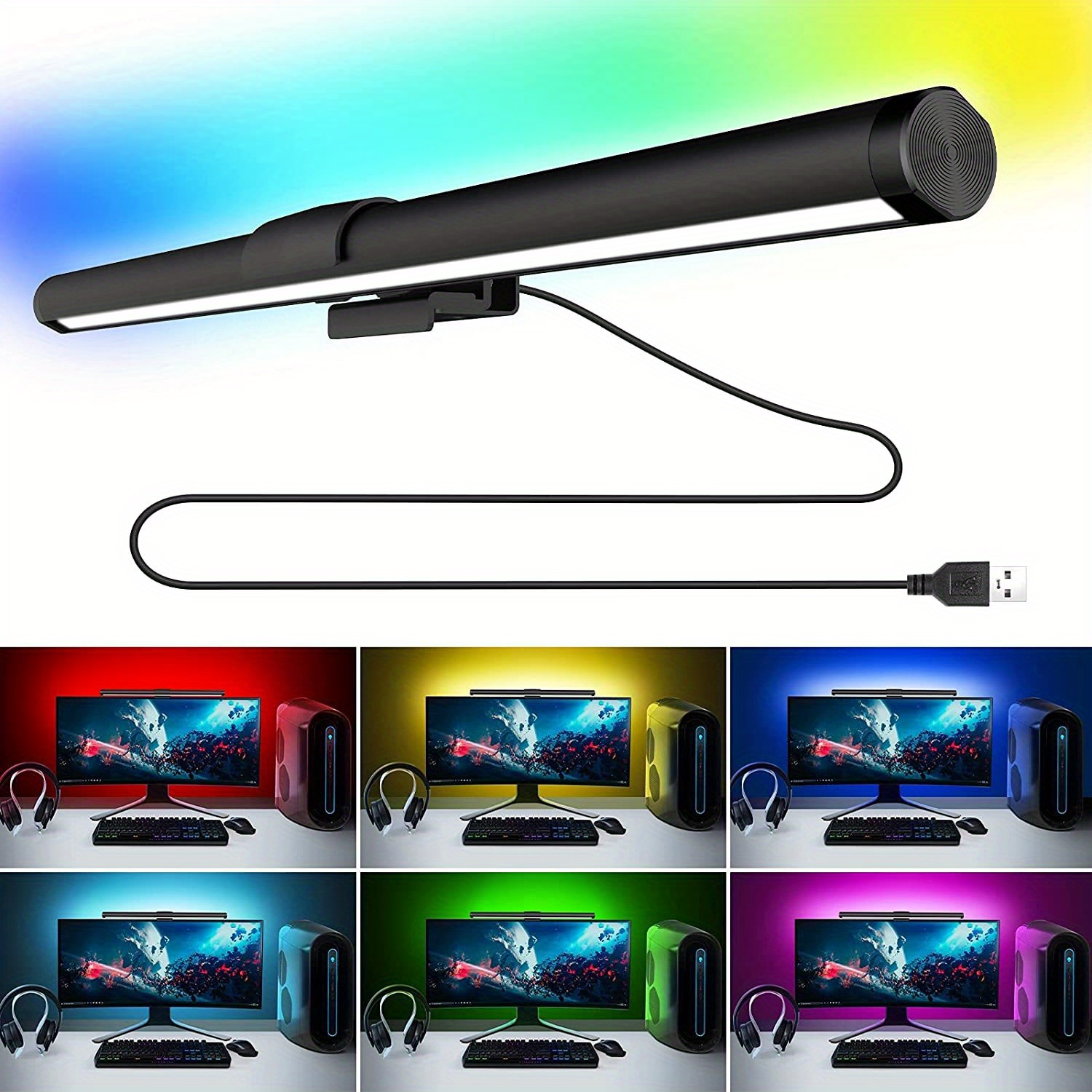 Laptop Monitor Light Bar E reading Led Task Lamp Monitor - Temu