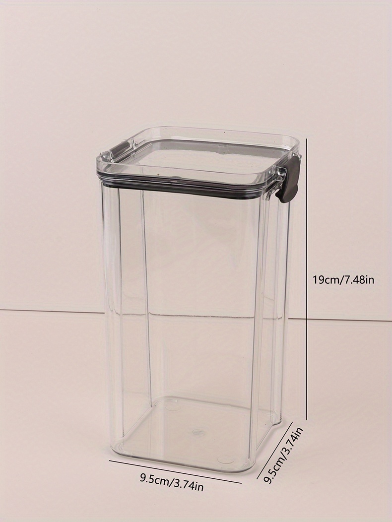 Food Storage Containers Lids Clear Airtight Food Jars - Temu United Kingdom