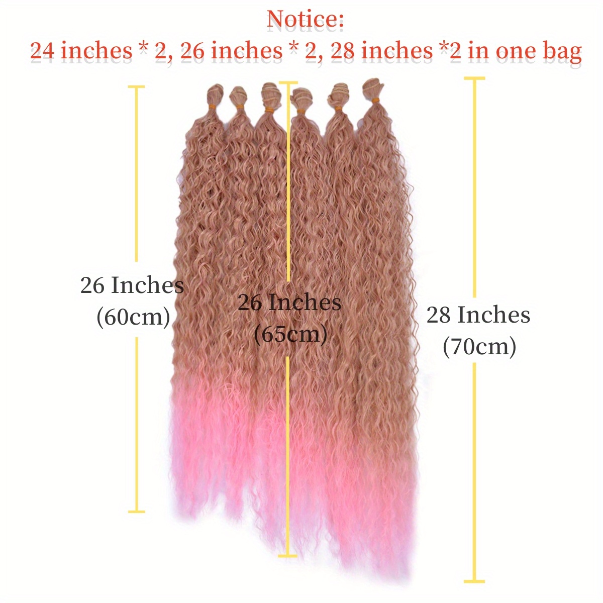 Weft Hair Extensions Two Tone Color Synthetic - Temu United Kingdom