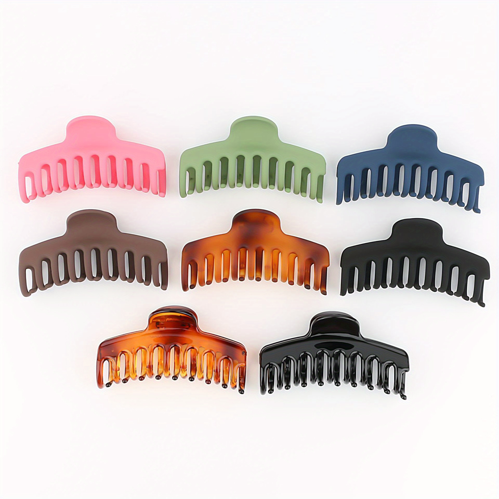 Large Hair Claw Solid Color Shark Claw Bac Head - Temu Netherlands