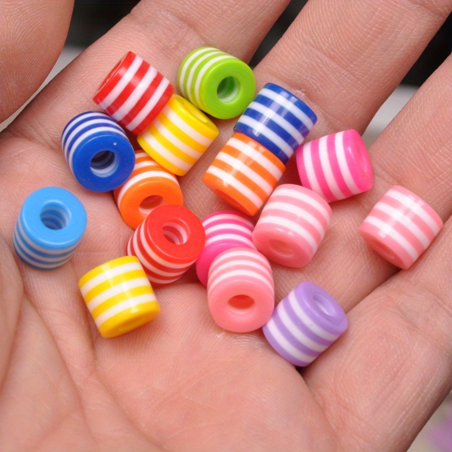 acrylic resin beads large hole pipe bead et bead - Temu Australia