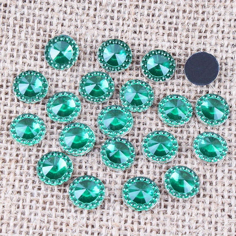 Acrylic Flat Bottom Beads Shiny Sunflower Design Round - Temu Australia