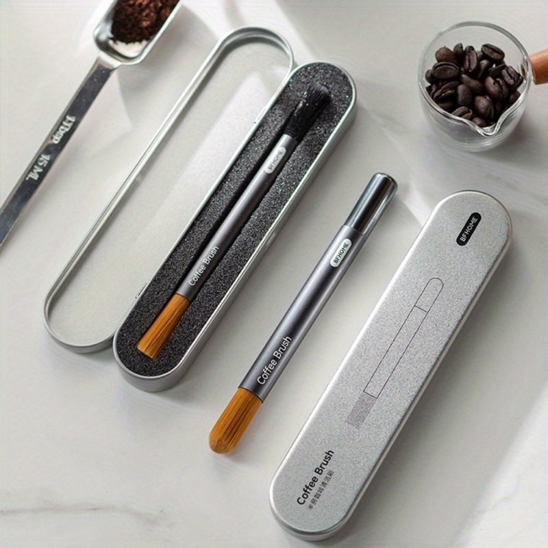 Long Handle Coffee Grinder Cleaning Brush Easy Use Effective - Temu ...