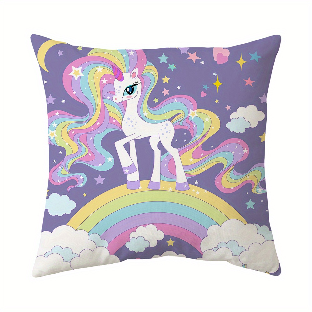 Cute Double sided Printed Throw Pillow Cover Soft Cuddly - Temu United