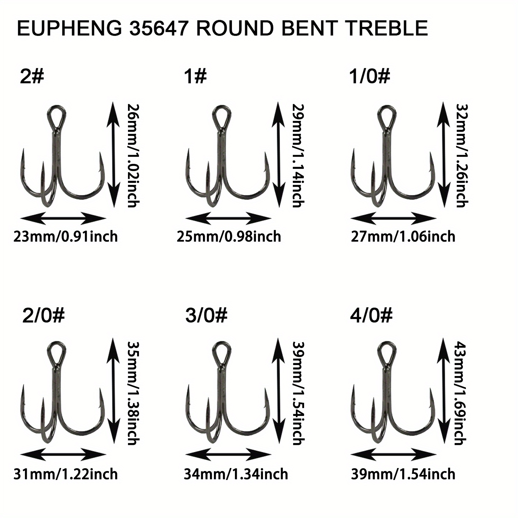 High Carbon Steel Treble Fishing Hooks Extra Sharp Fish - Temu Denmark
