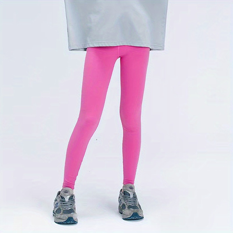 Girls Plain Color Pantyhose Breathable Comfortable Leggings - Temu ...