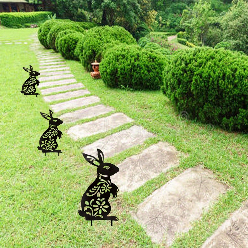 Rural Countryside Wrought Iron Metal Cats Rabbits Chickens - Temu ...