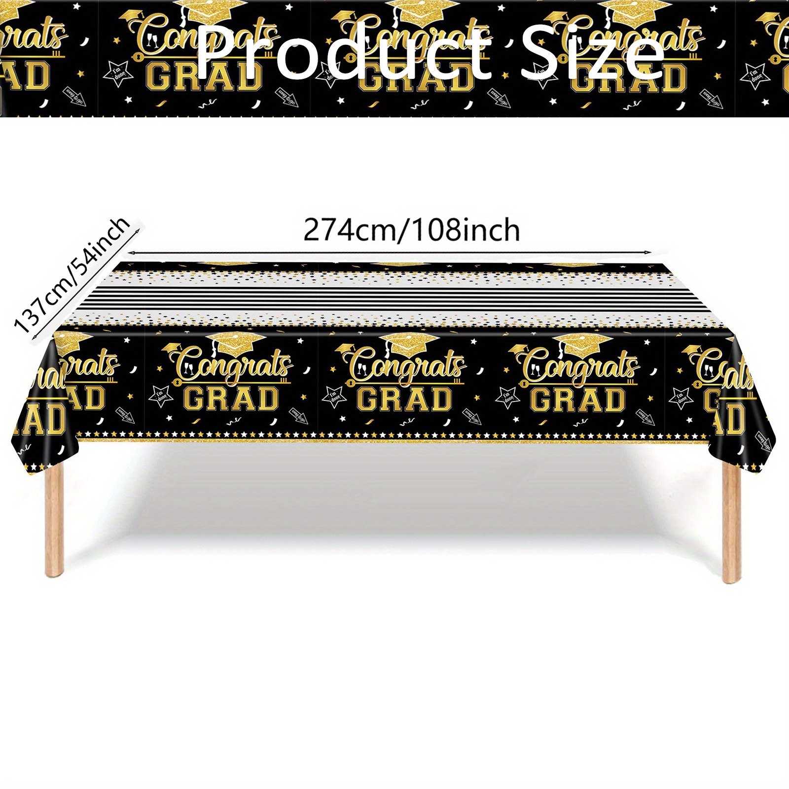 2023 New Graduation Season Tablecloth Multi color Adult - Temu United ...