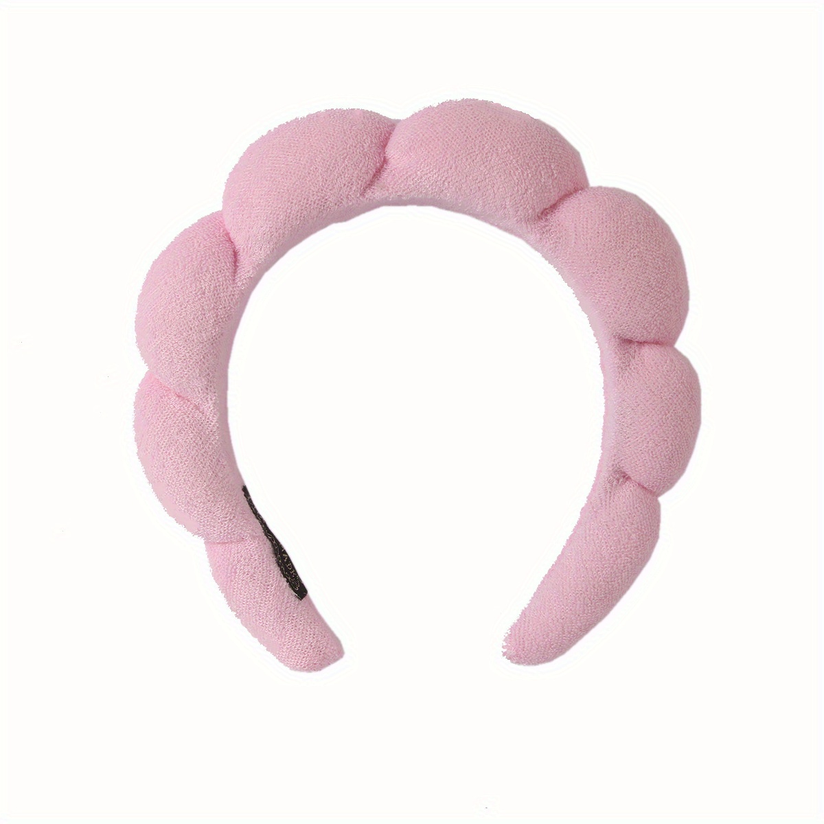 Puffy Headband Solid Color Headdress Cute Hair Band Soft - Temu Australia