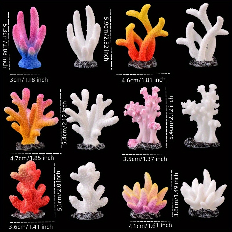 coral mini statue aquarium fish ornament mini diy micro - Temu Canada