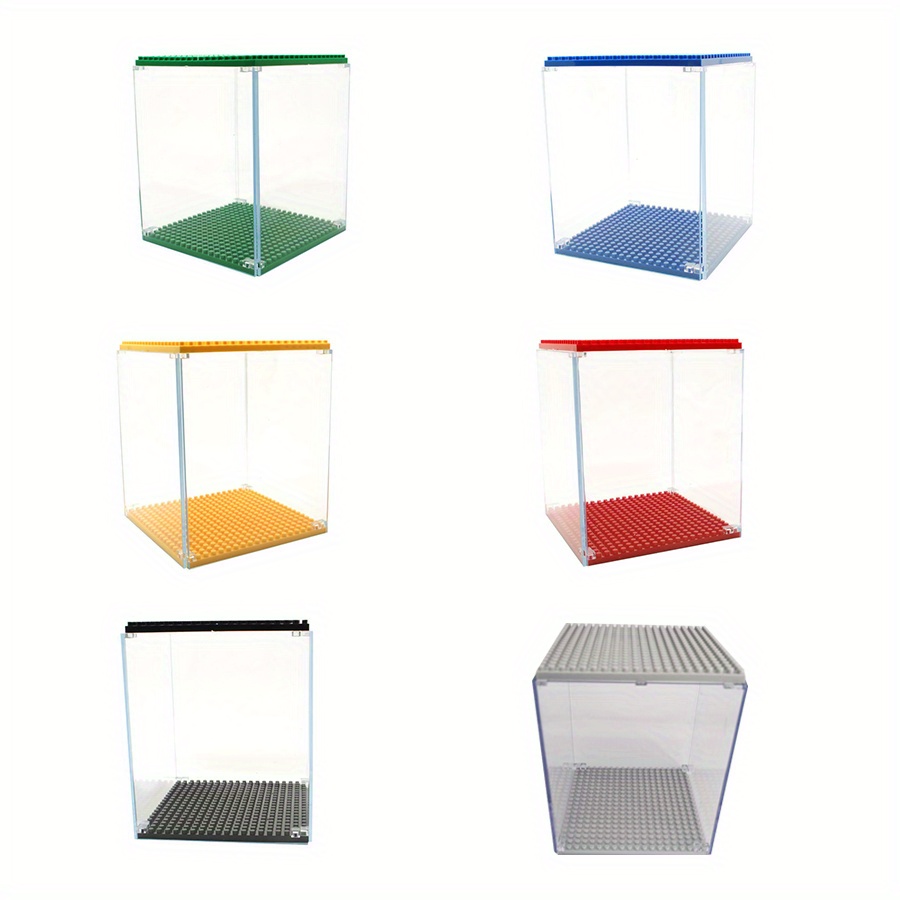 Transparent Display Cabinet Building Blocks Toys Decorative - Temu