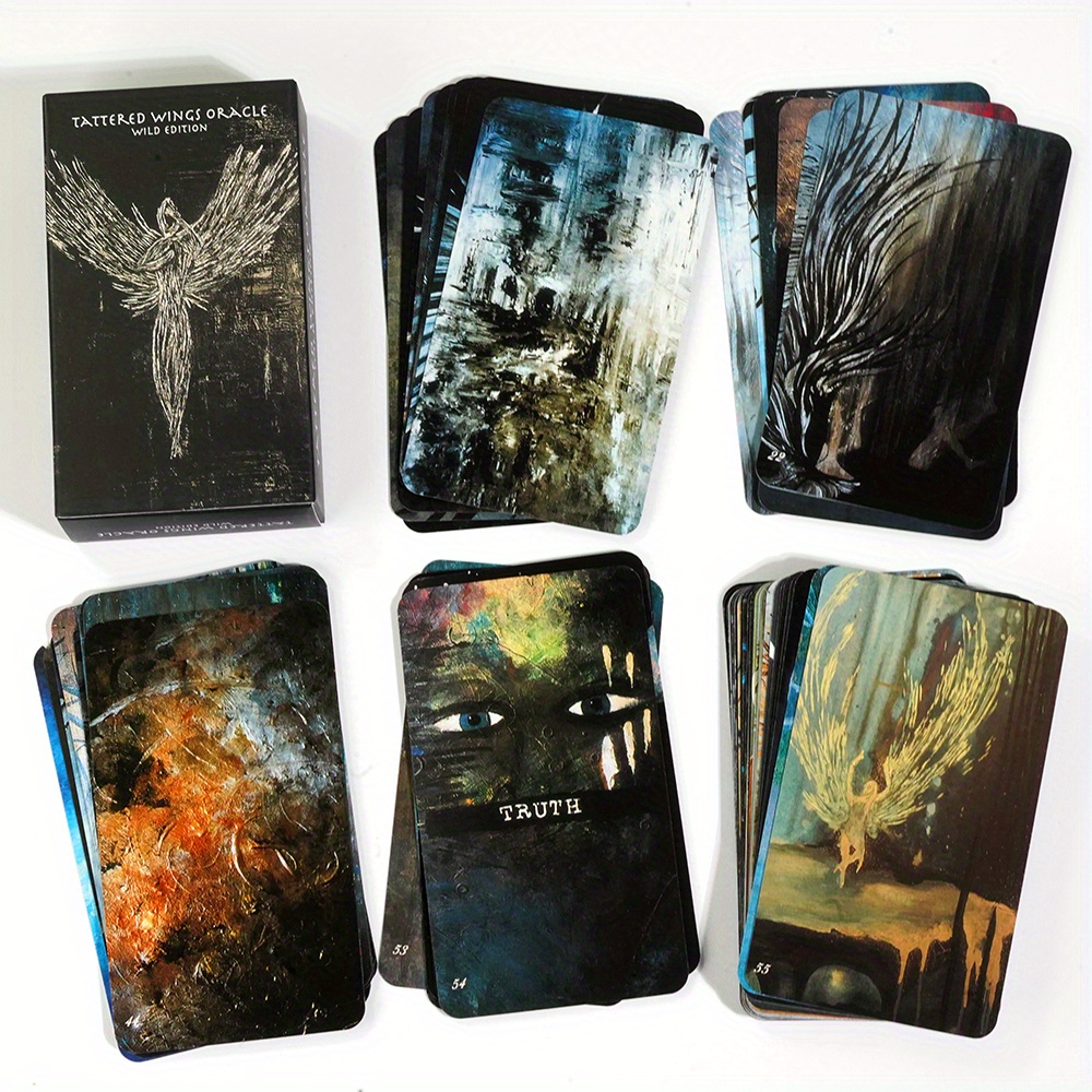 Tattered Wings Oracle Wild Edition Fate Divination Tool Tarot Cards ...