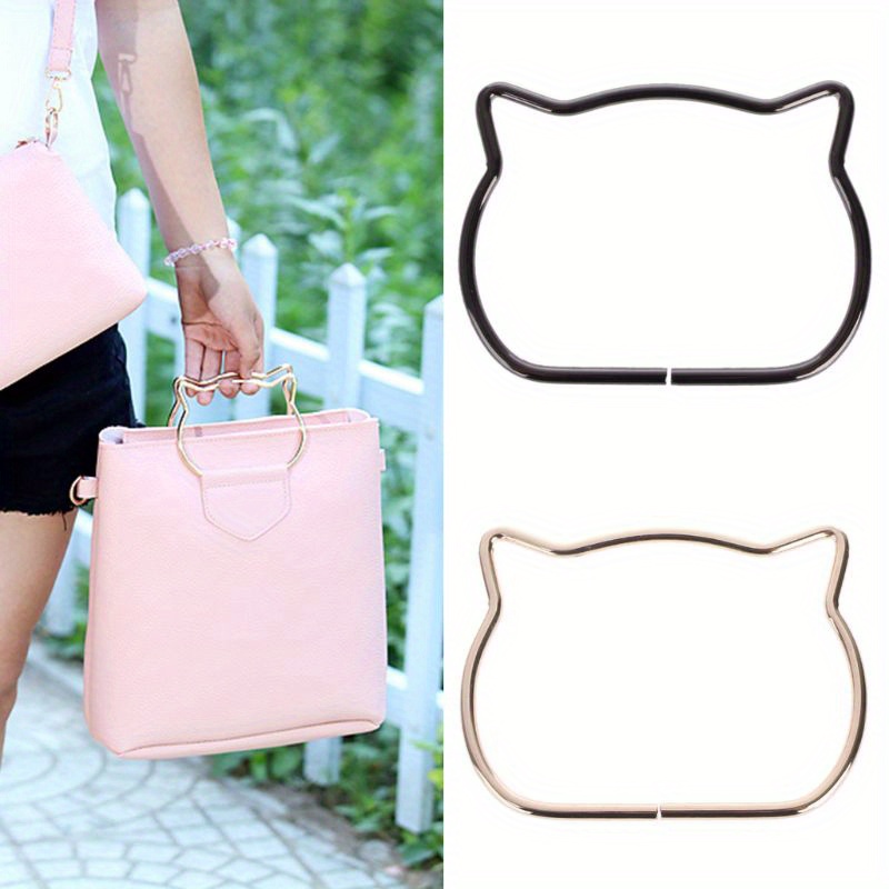 High Quality Cute Cat Ears Metal Bag Handle Replaced Diy - Temu New Zealand
