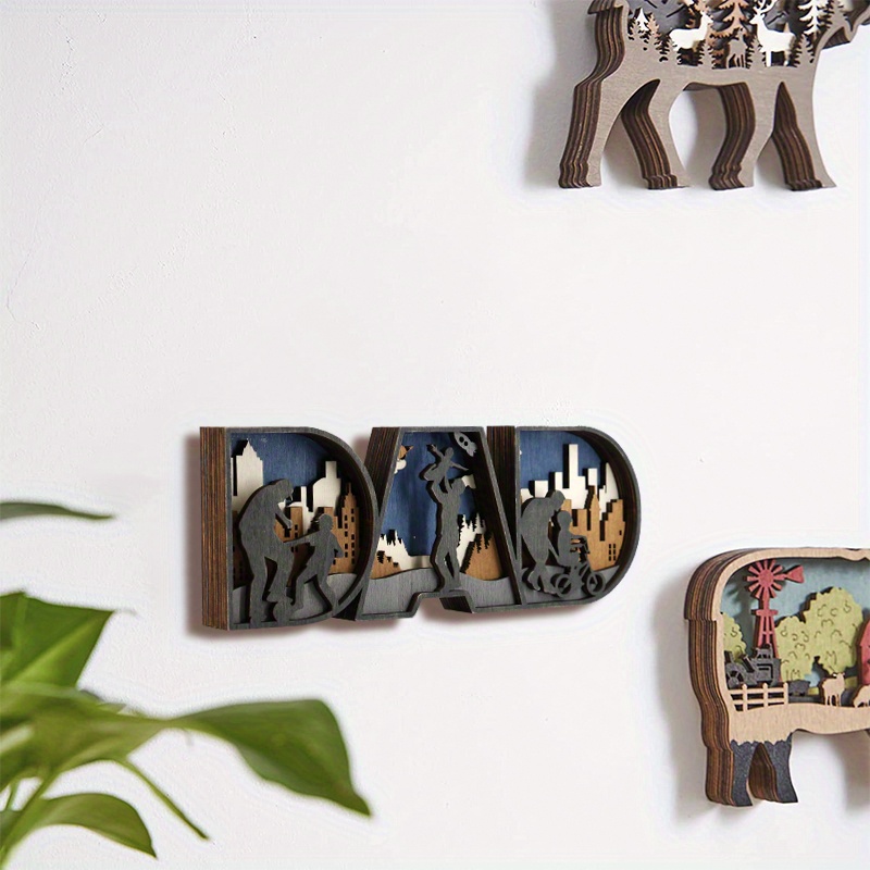 a thoughtful father's day gift: 3d desktop decoration dad! - Temu New ...