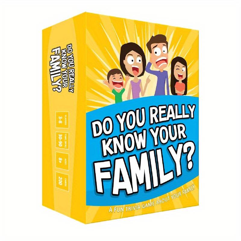 Do You Really Know Your Family Card Set Fun Family Conversation do-you-really-know-your-family-card-set-fun-family-conversation