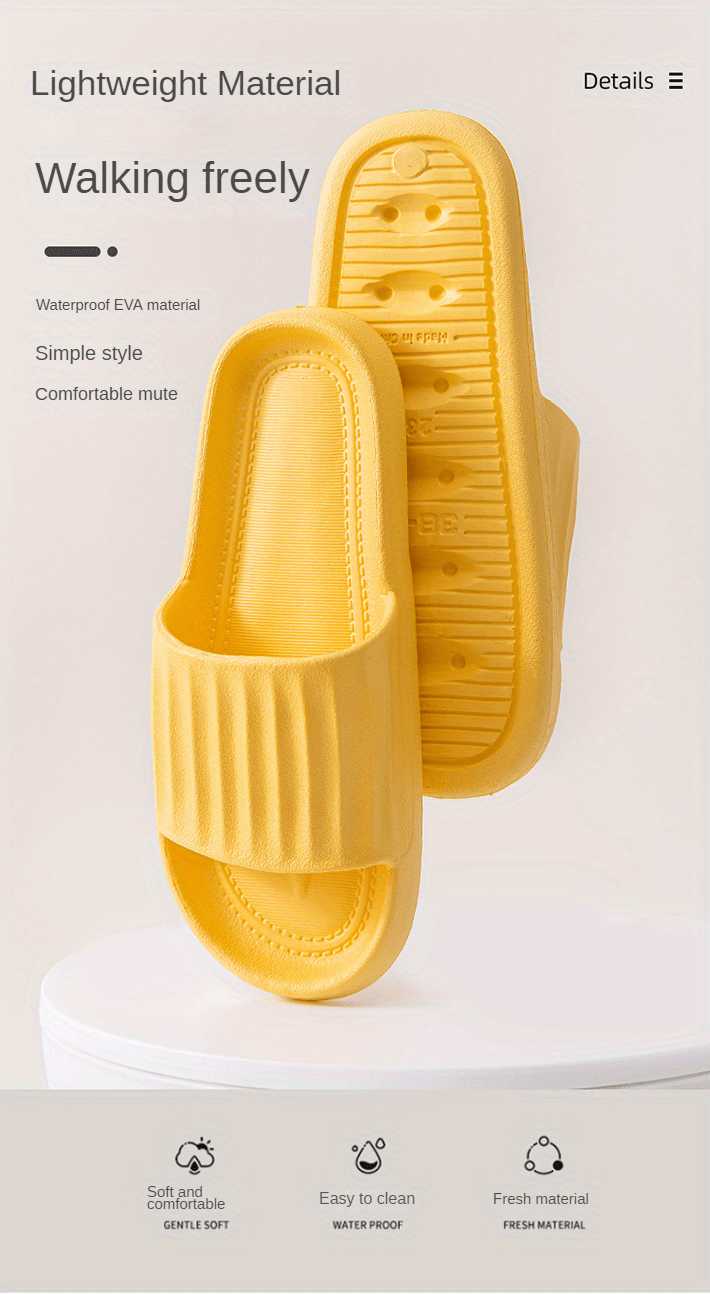 Women' Color Slides Comfortable Round Open Toe Slip - Temu