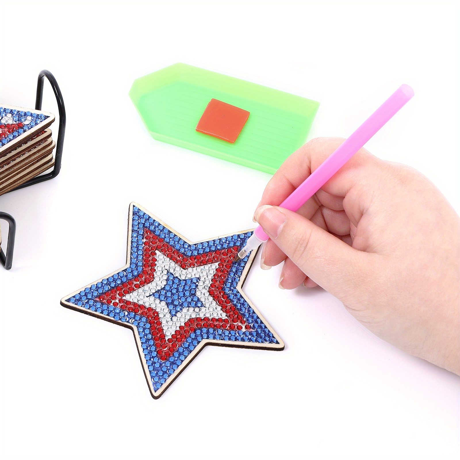 Coaster Pentagram Diy Gem - Temu Australia