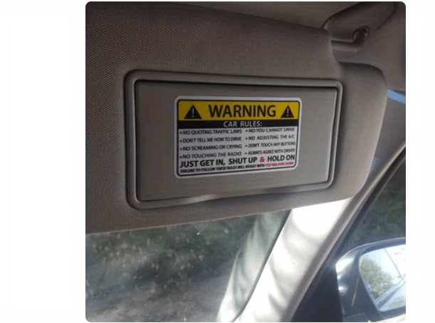 Car Sticker Decal Vehicle Safety Warning Rule Sticker Sun - Temu Canada
