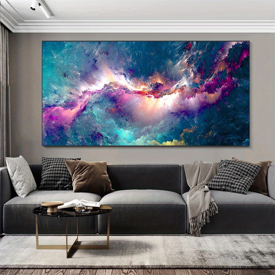 5d Diy Large Size Round Diamond Painting Kit Landscape - Temu United ...