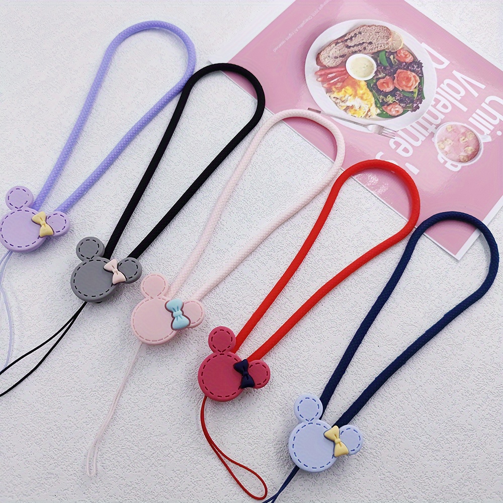 Cartoon Silicone Rope Phone Strap Hanging Cord Cell Phone - Temu Australia