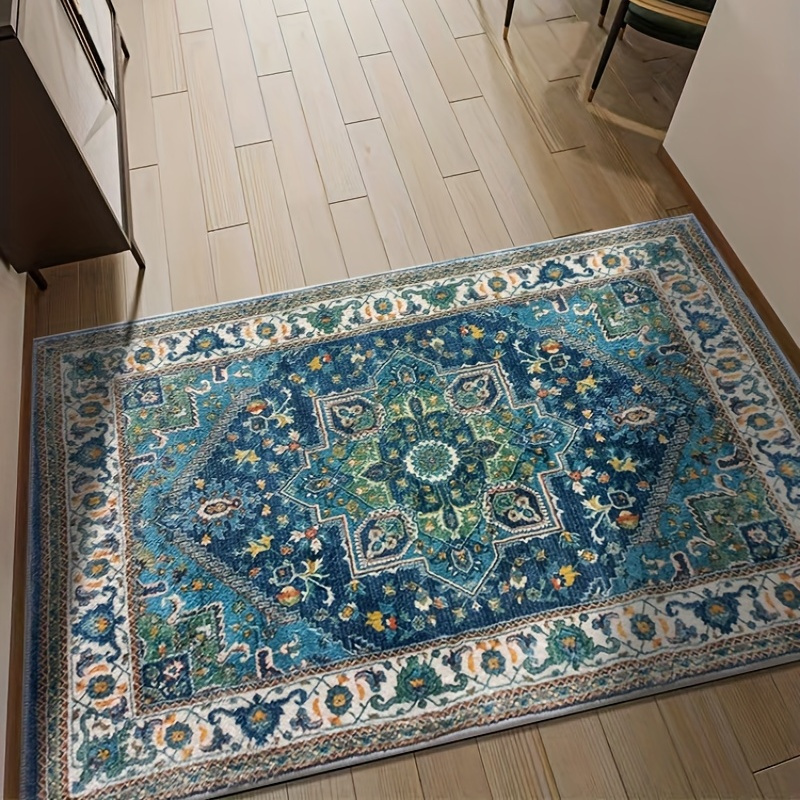 Vintage Carpet Living Room Bedroom Bedside Decor Boho Floor - Temu