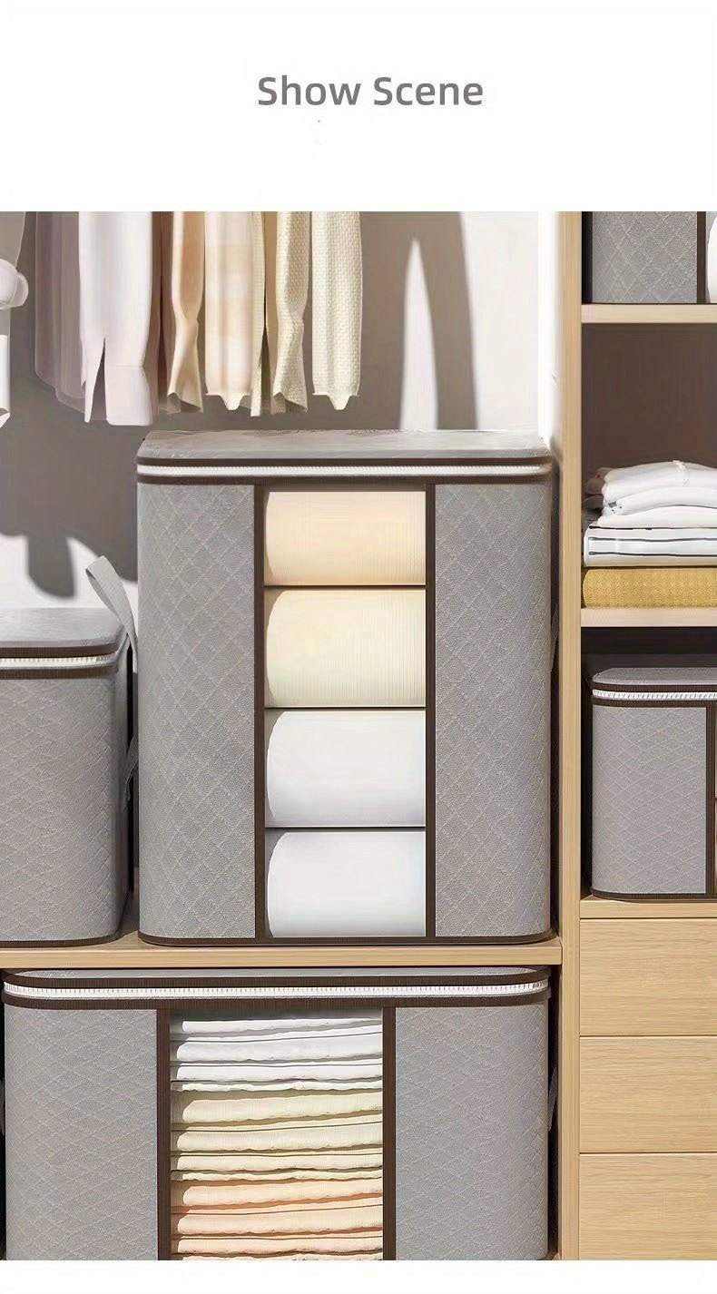 Simple Large Capacity Storage Bag Zipper Dustproof - Temu Australia