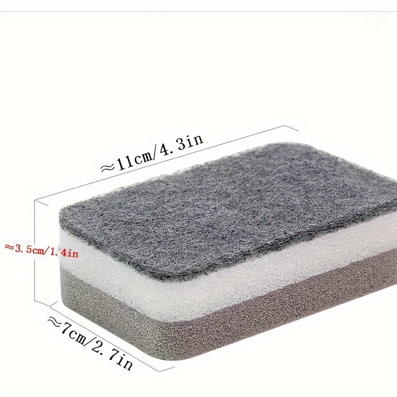 5pcs Thick Dishwashing Sponge Kitchen Cleaning Dishwashing Sponge ...