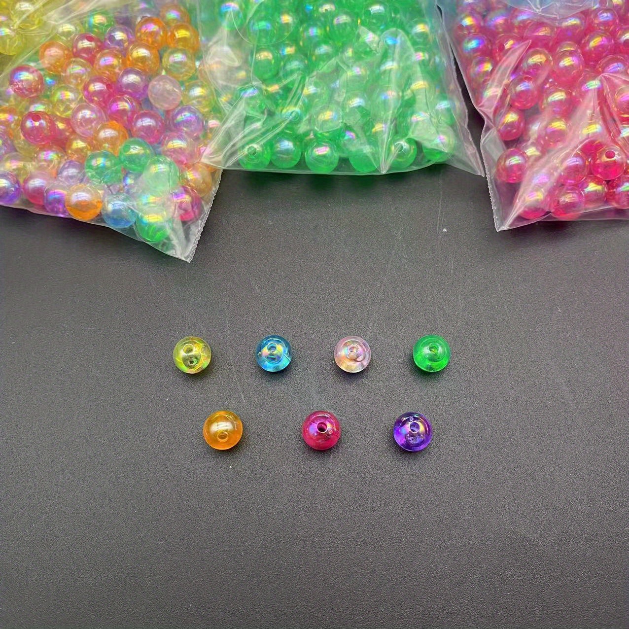 Fashion Transparent Colorful Design Jewelry Making - Temu