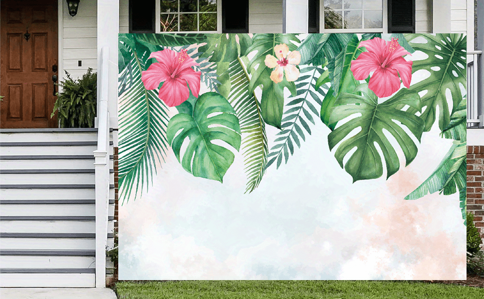 Plant Backdrop Palm Leaf Photo - Temu United