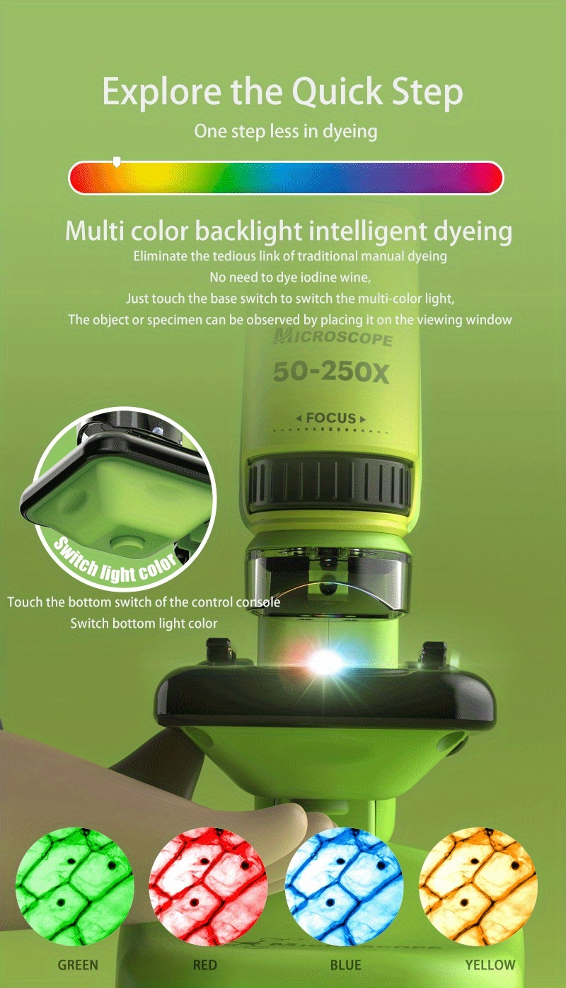 Children's Microscope Science Popularization Primary School Students ...