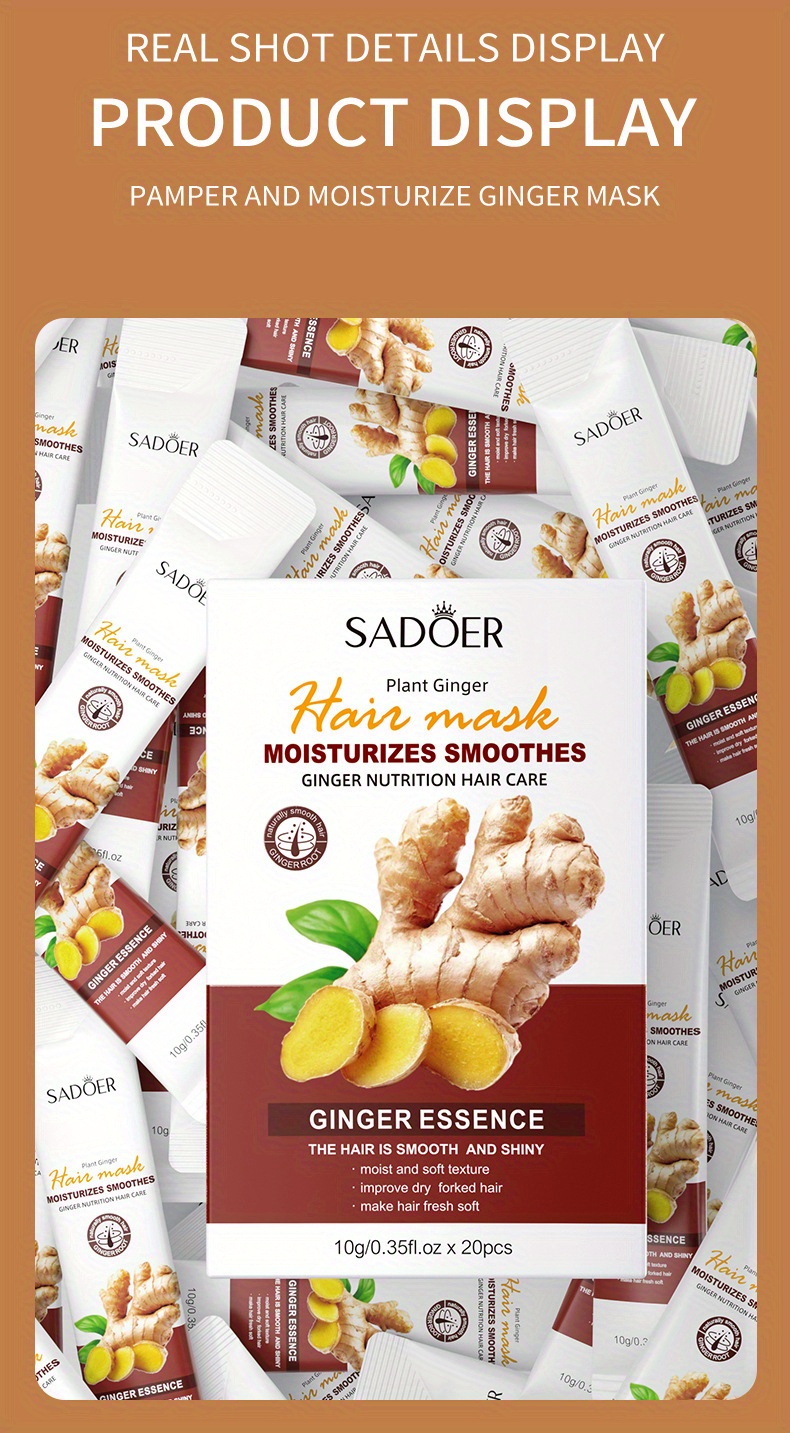 Ginger Hair Serum: Thicker Stronger Hair Essential - Temu