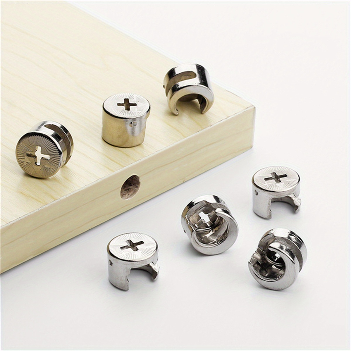 Furniture Nut Connectors Fittings Fittings Cabinet - Temu