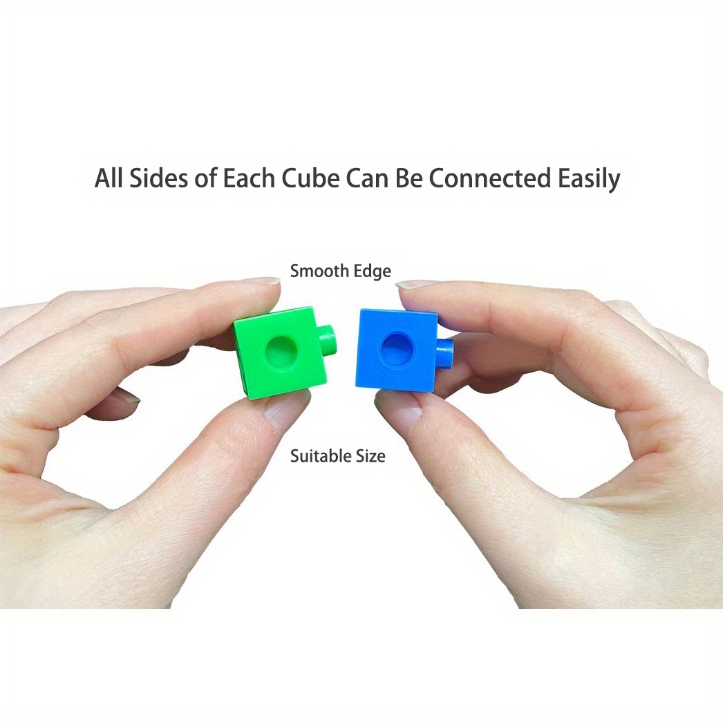Linking Cubes Set Counting Sorting Stem Connecting Blocks Temu Australia